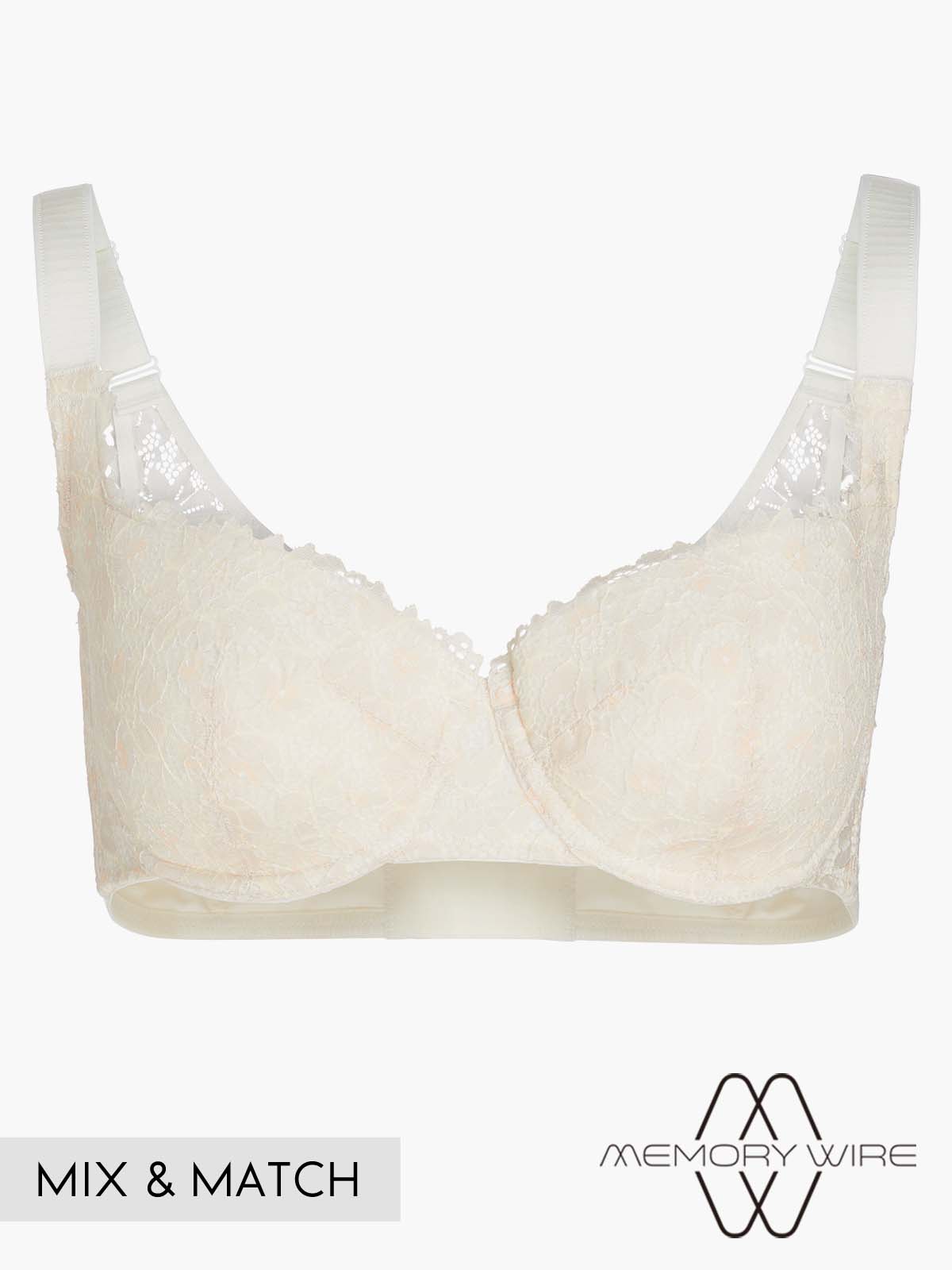 BR-02262, Lace Soft Cup Bra (Cup C-E), Yellow | SATAMI Online, 4/5 ...