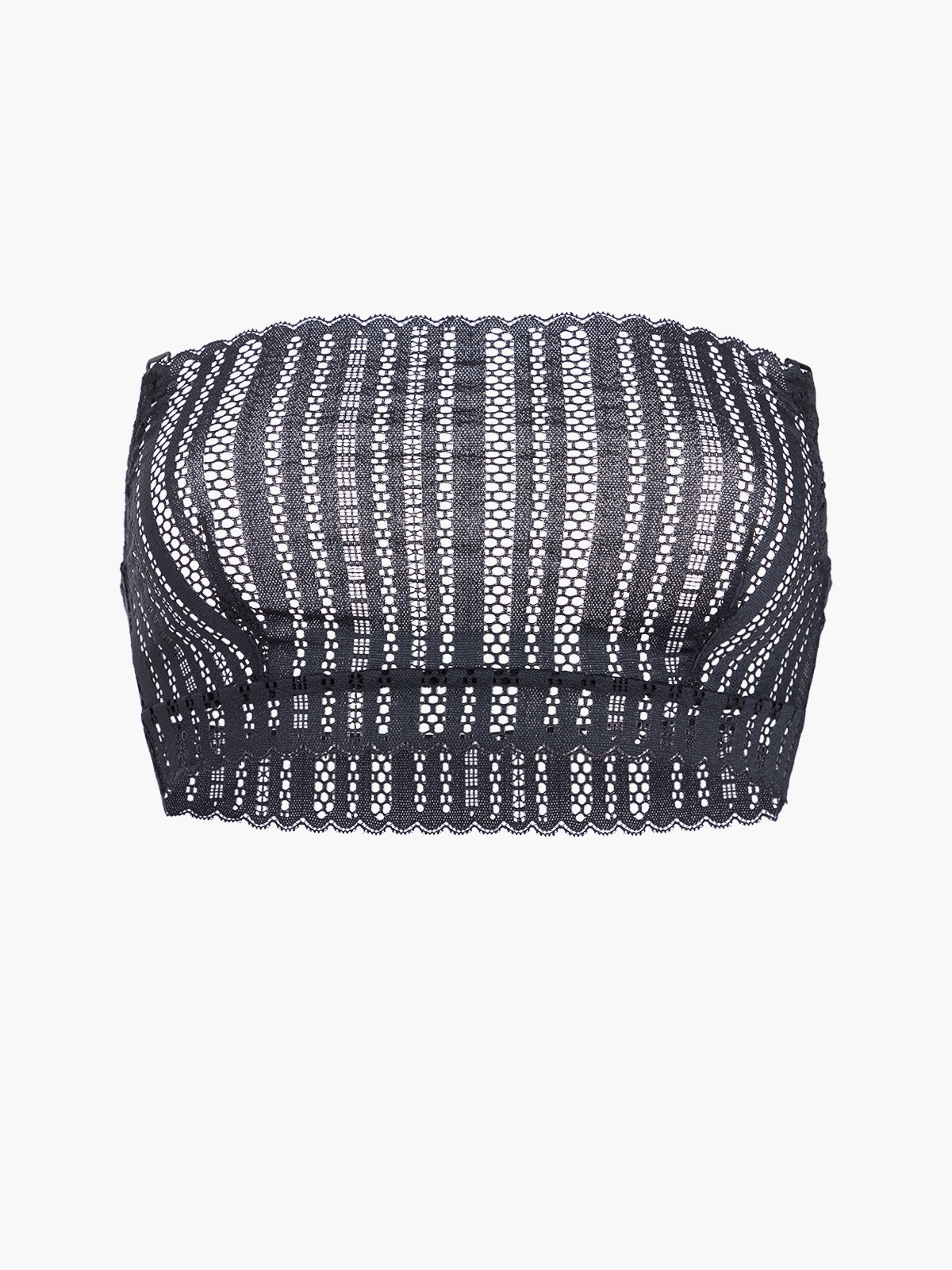 BS-00005, Modest Lace Mock Half Cami, Grey | SATAMI Online, 防走光蕾絲內搭, 灰 ...